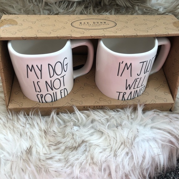 Rae Dunn | Kitchen | Rae Dunn Dog Mug Set | Poshmark